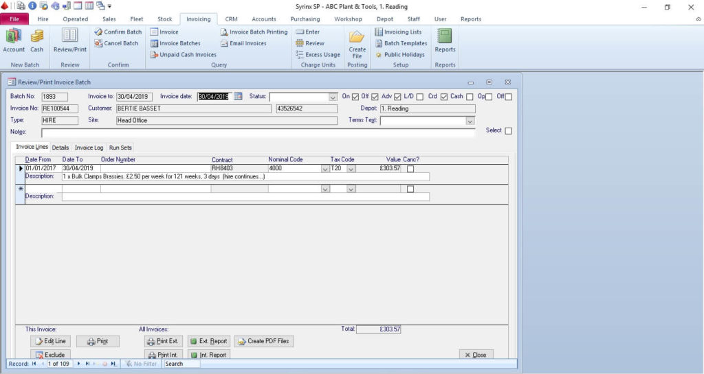 Syrinx | Software Solutions | Point of Rental Software