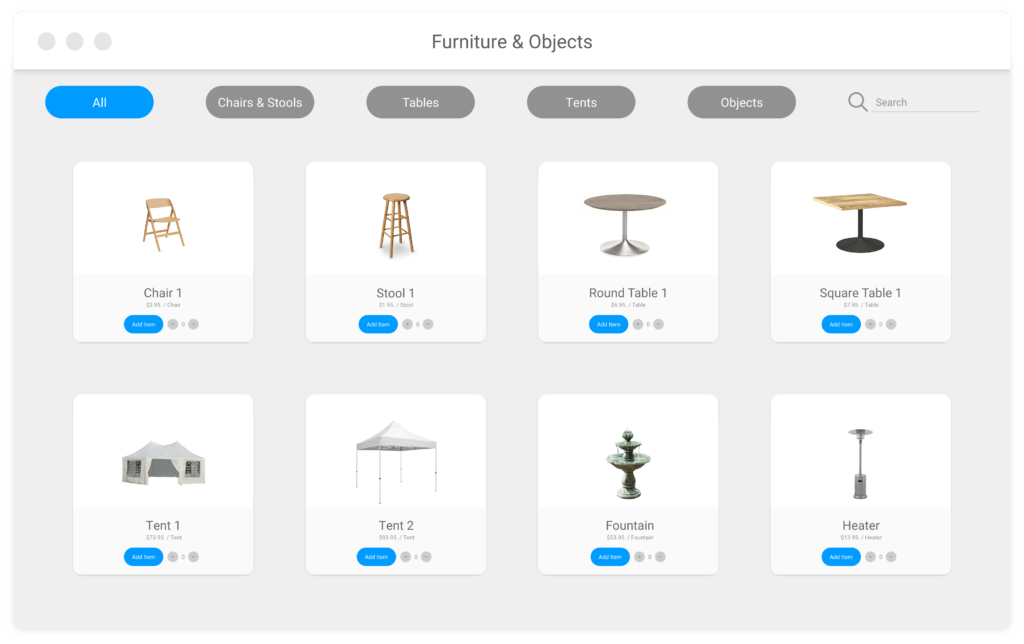 PartyCAD Event Layout Software | 2D & 3D Floor Plan Tool